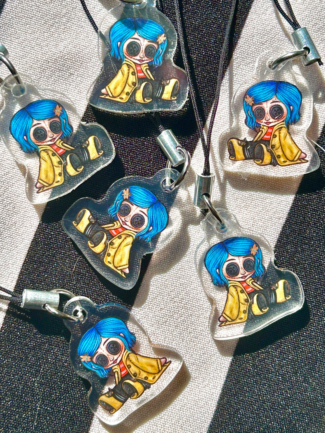 Coraline Doll Phone Charms. - Etsy
