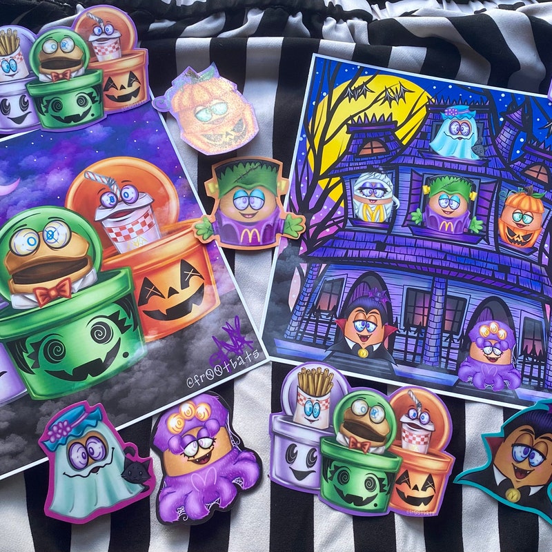 Mcdonalds Stickers - Etsy