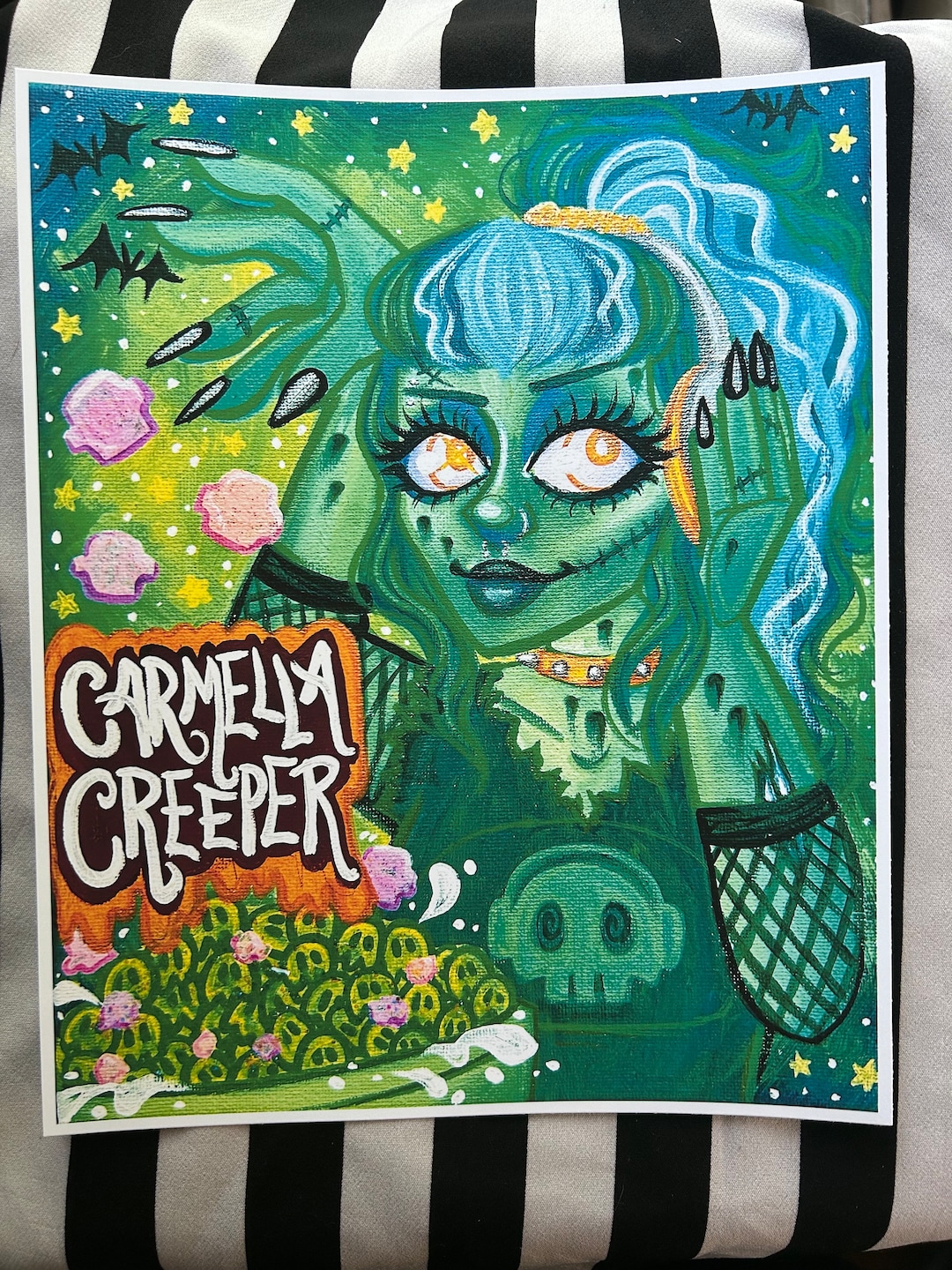 Carmella Creeper Cereal Print. - Etsy