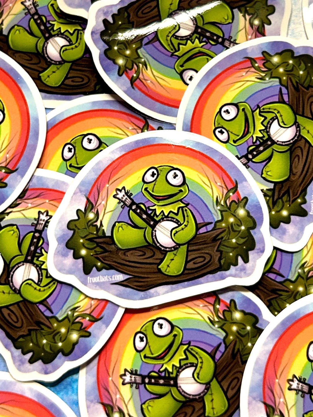 Rainbow Connection Stickers. - Etsy