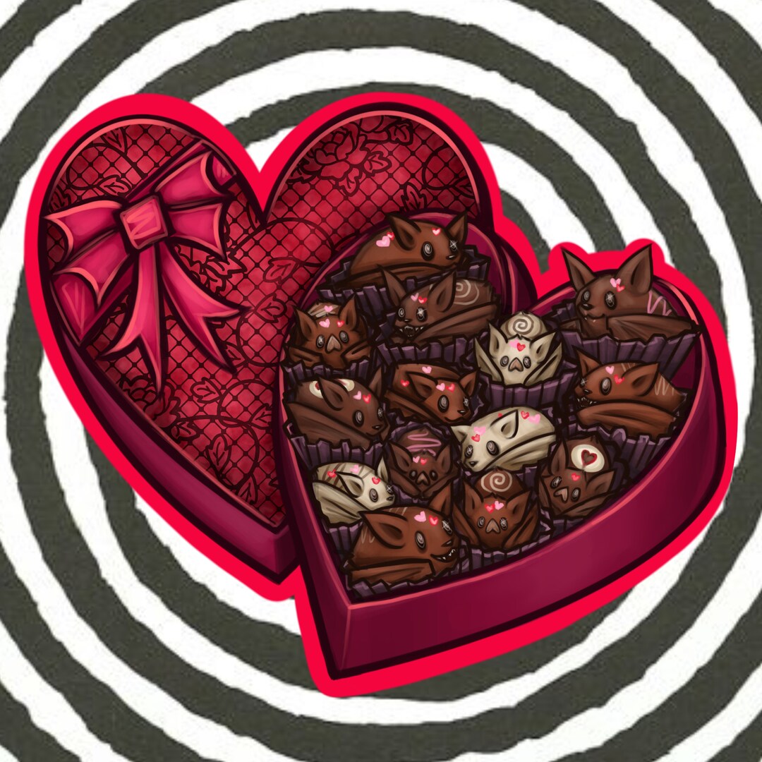 Box of Chocobats Sticker. - Etsy