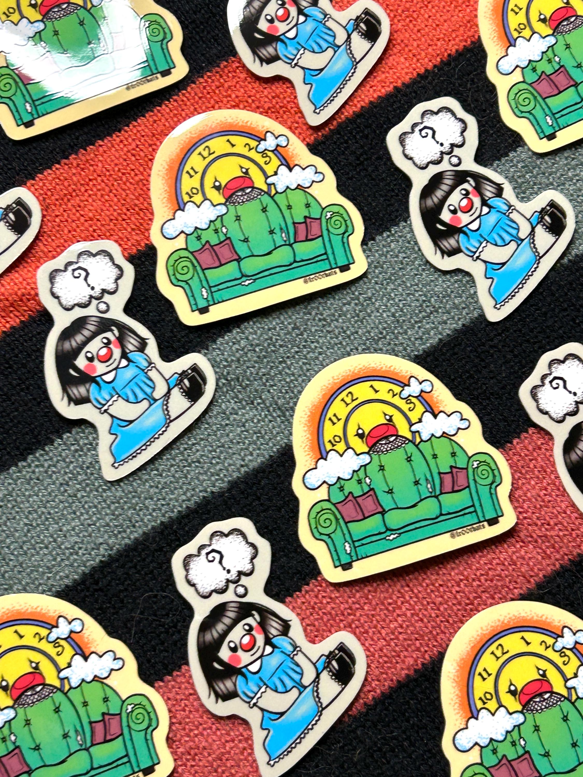 Big Comfy Couch Mini Sticker Set. - Etsy