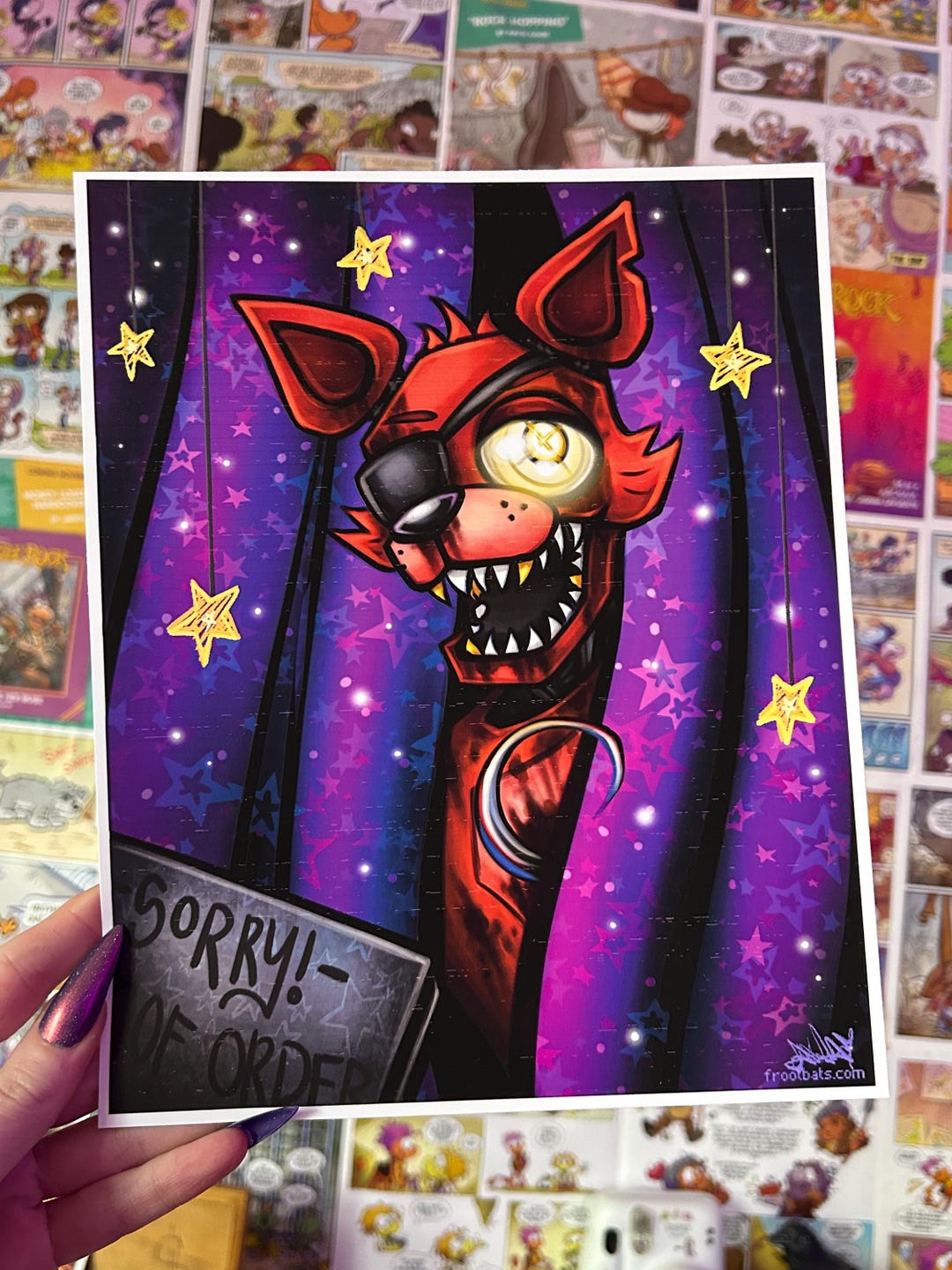 Fnaf Foxy Print. - Etsy