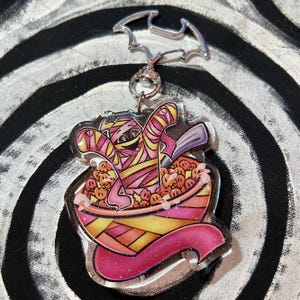 Monster Cereal Keychains / Acrylic Charms. - Etsy