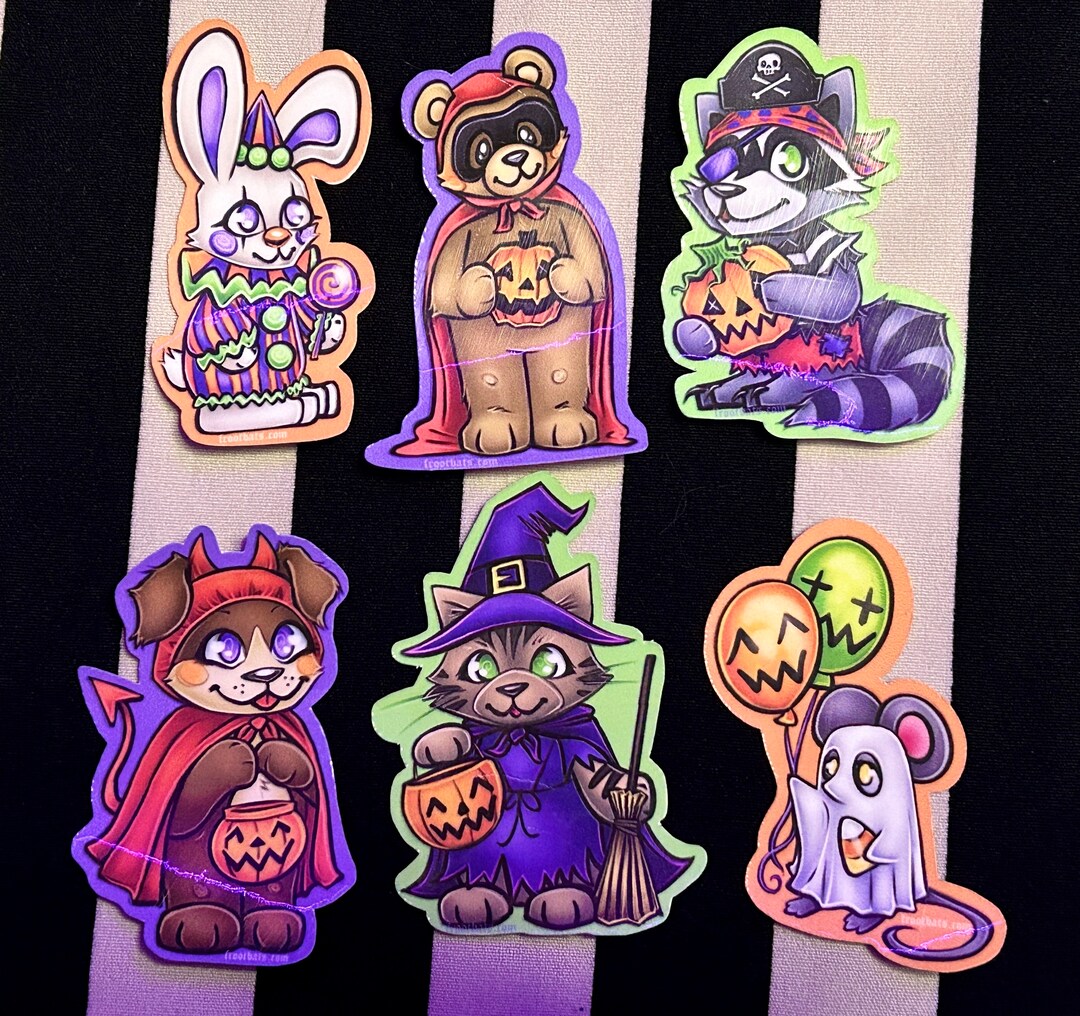 Trick or Treat Buddies Sticker Pack. - Etsy