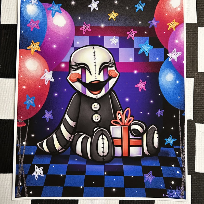 Five Nights at Freddys the Puppet Plushie - Etsy