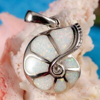 Pure Silver Shell Necklace - Etsy