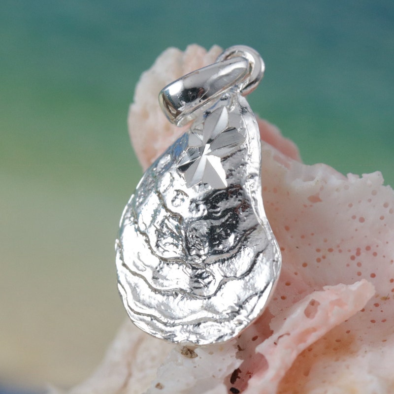 Oyster Shell Pendant - Etsy