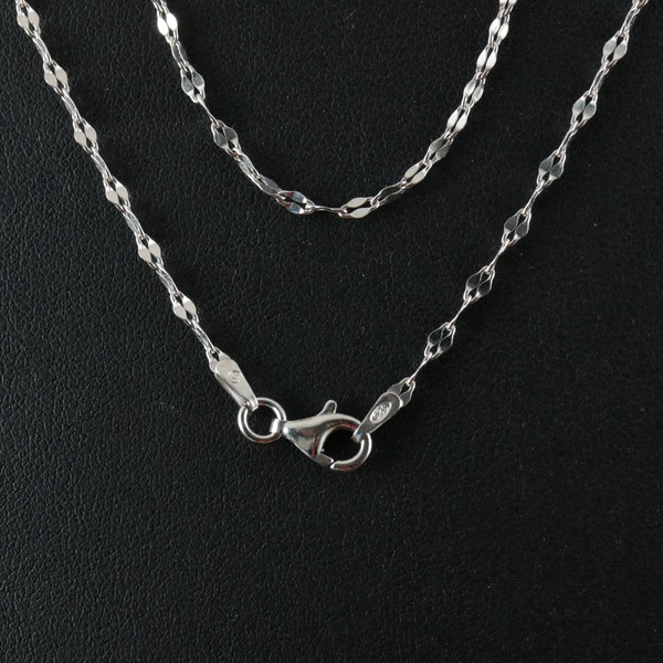 Italian 925 Silver Necklace - Etsy