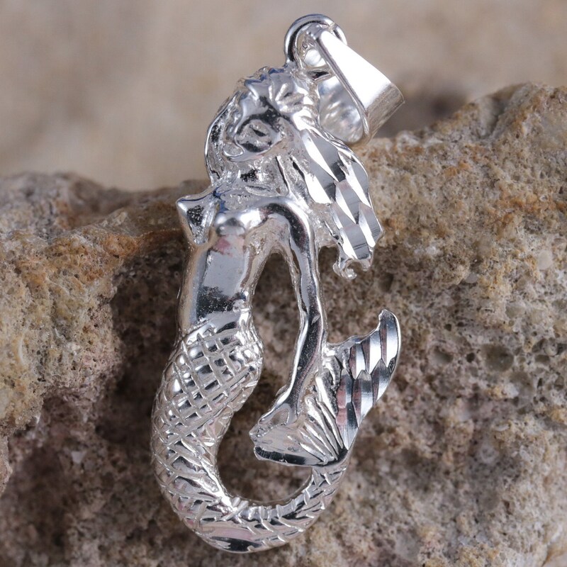 Mermaid Pendant - Etsy