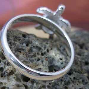 Silver Sea Turtle Ring. 1/2" Tall .925 Sterling Diamond Cut, Sea Life ...