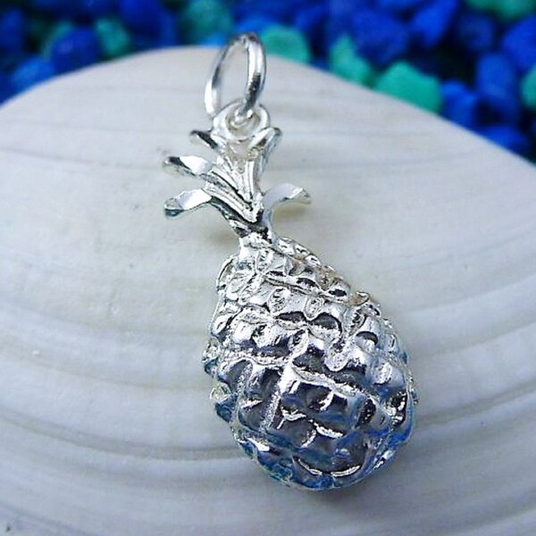 Pineapple Necklace Silver - Etsy