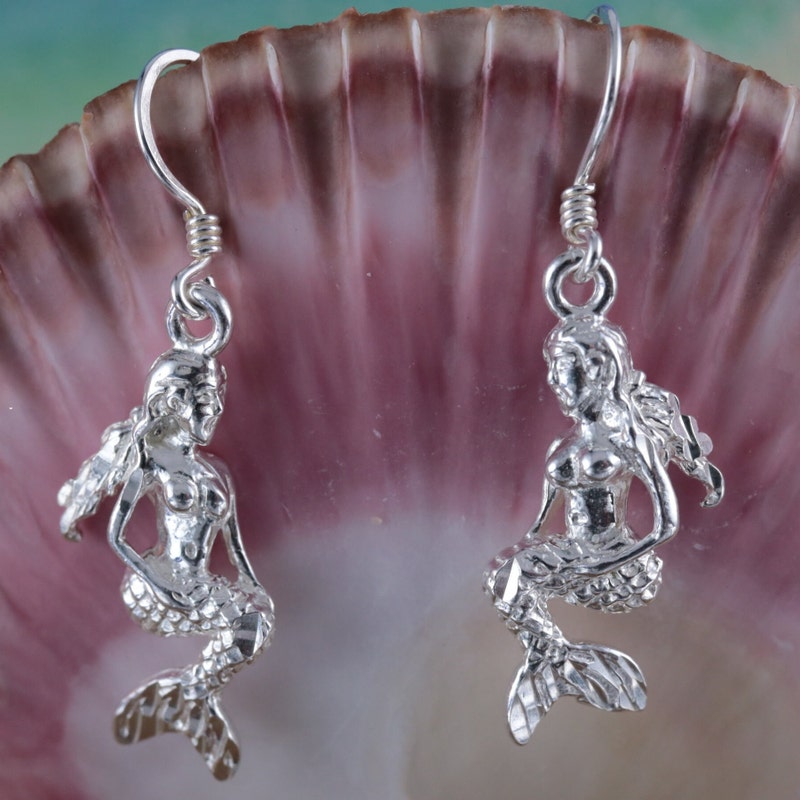 Mermaid Earrings - Etsy