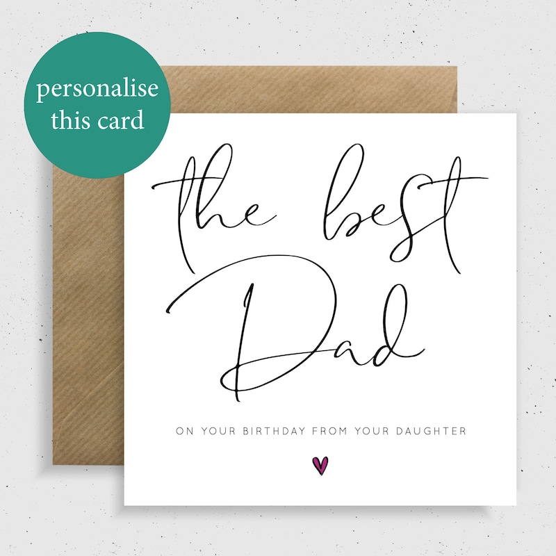 To Dad From Daughter - Etsy