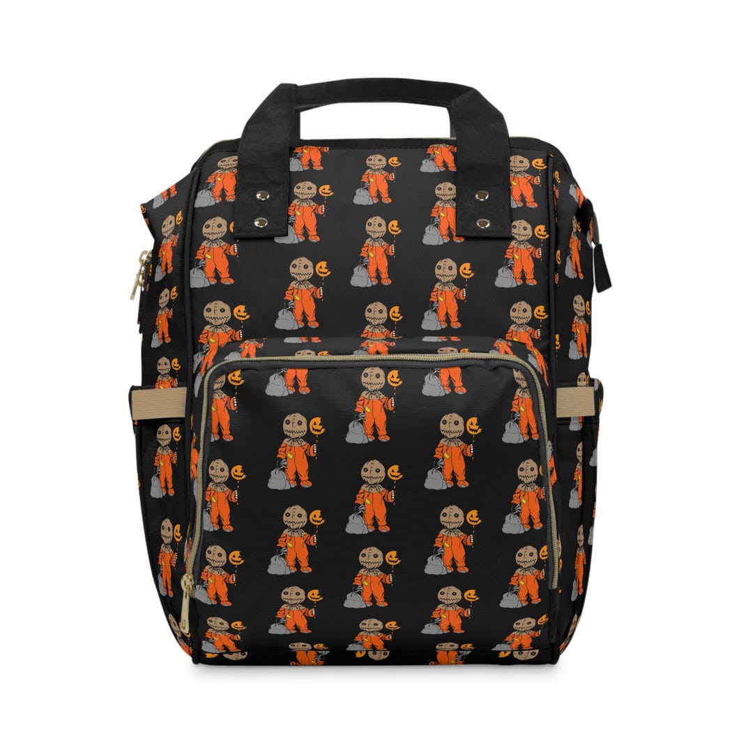 Spooky Sam Diaper Backpack, Halloween Baby Bag, Horror Nursery Tote ...