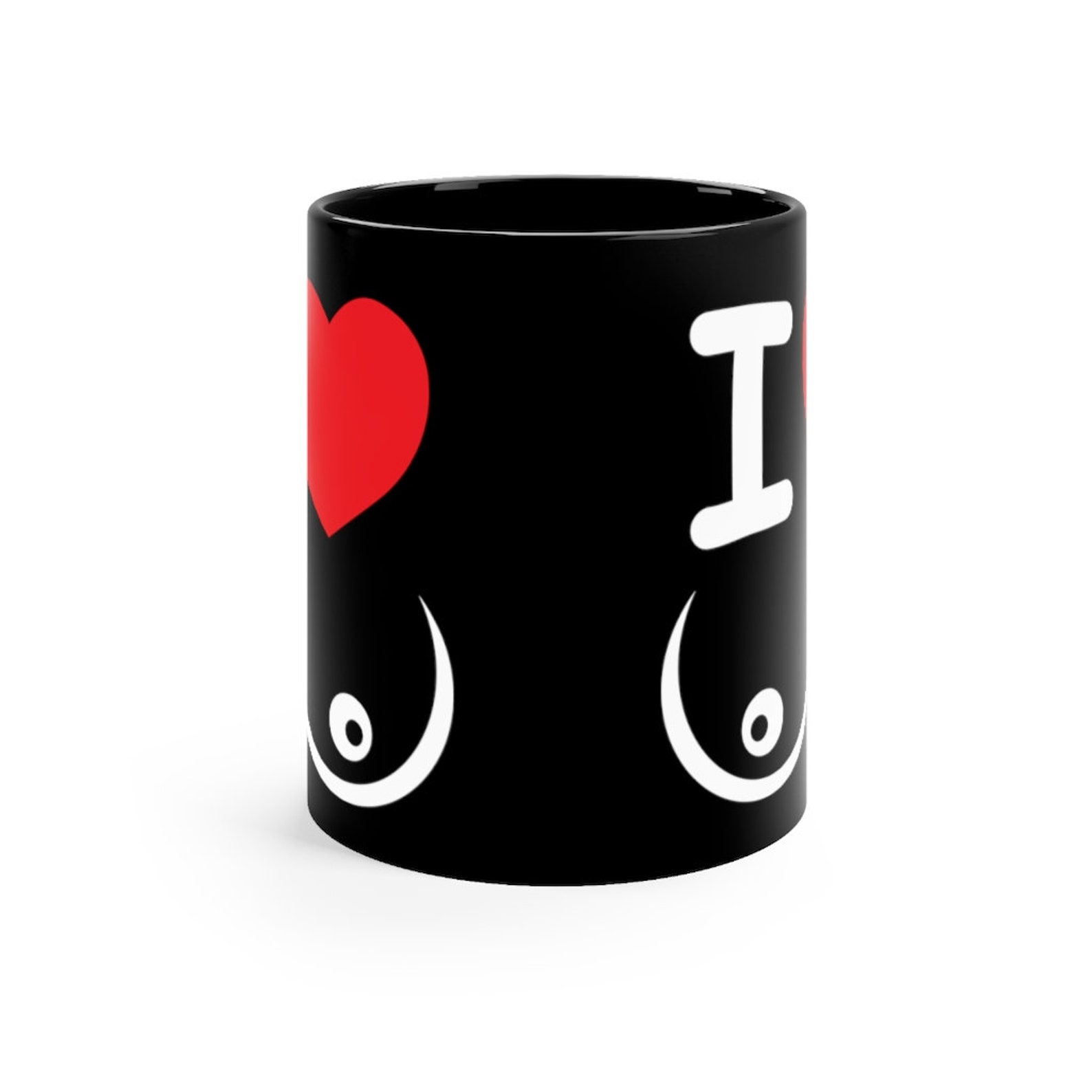 I heart Boobies Coffee Mug / Coffee Cup | Etsy