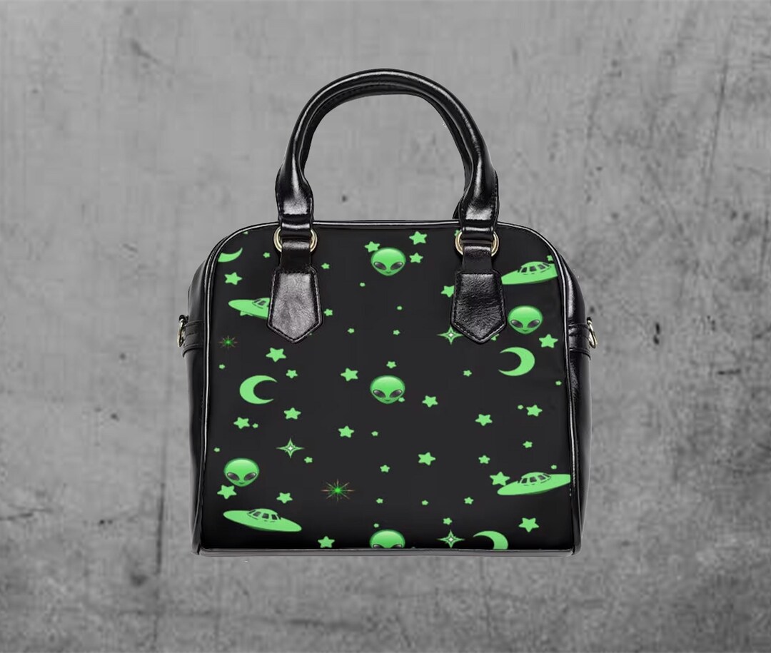 Alien Shoulder Bag: Goth Outer Space Purse, Celestial Fashion - Etsy