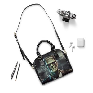 Frankenstein Shoulder Handbag, Monster Purse, Gothic Crossbody Bag ...