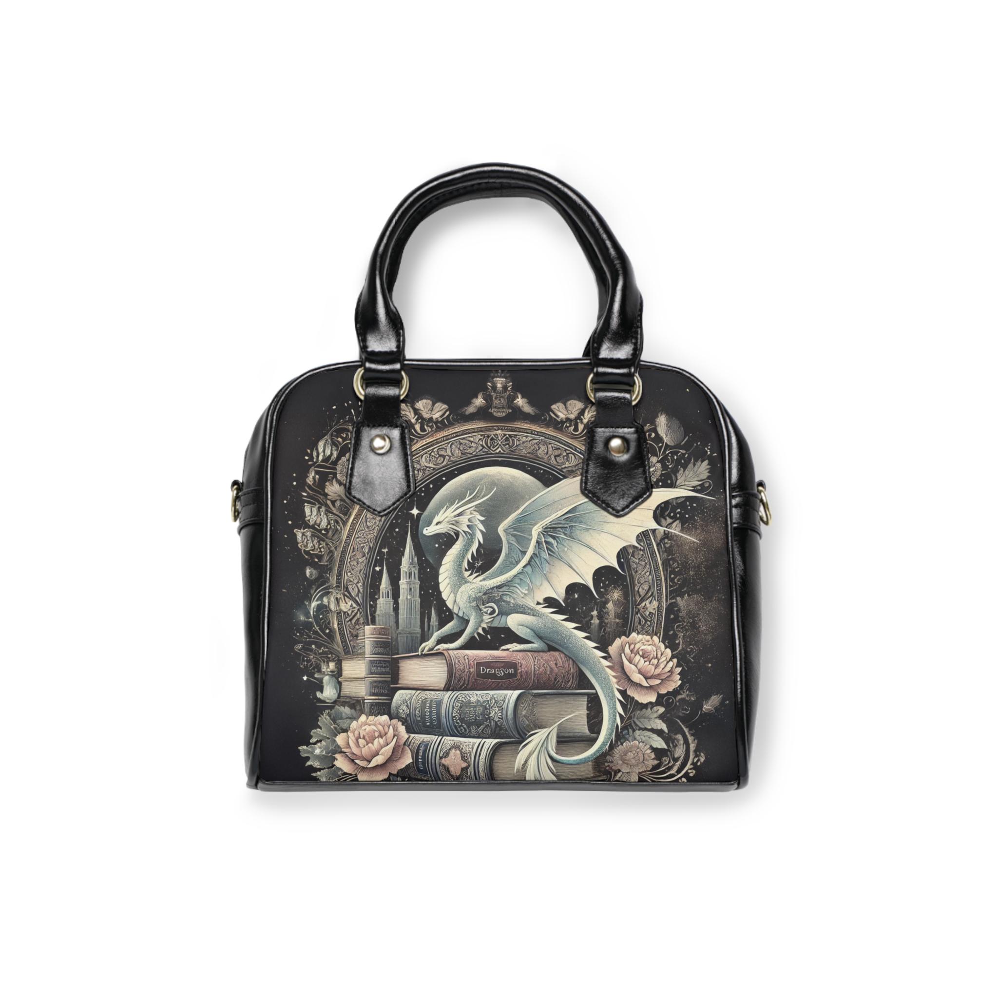 Mystical Dragon Shoulder Bag: Gothic Fantasy Handbag - Etsy