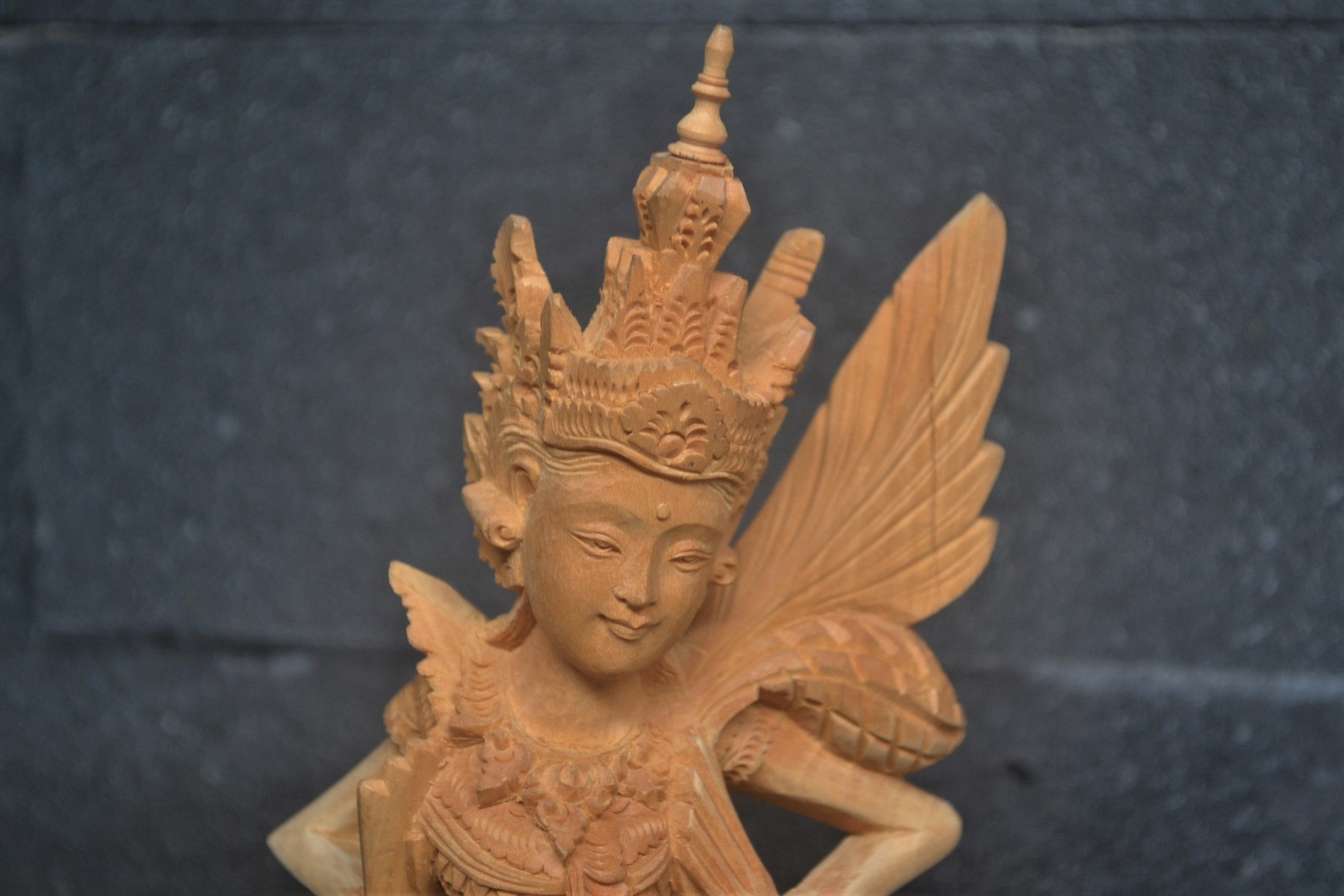 10 25 cm Dewi Sri Wooden Statue Indonesian Hard Wood | Etsy