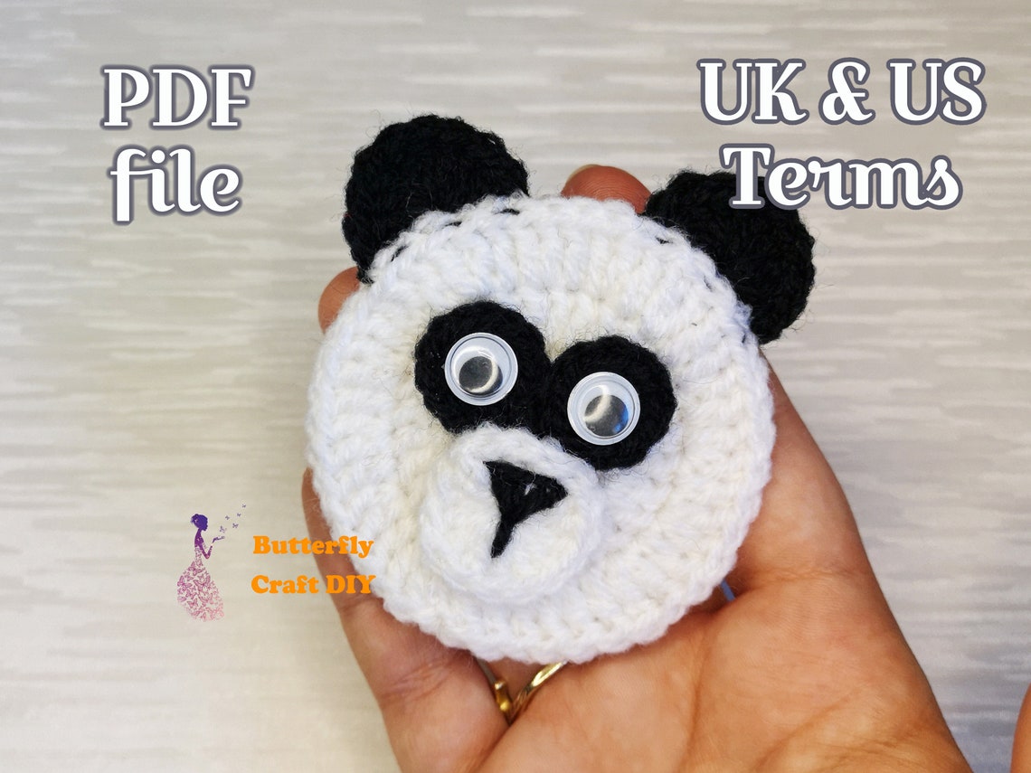PDF Pattern Panda Crochet Pocket Hug : RAOCK Ideas | Etsy