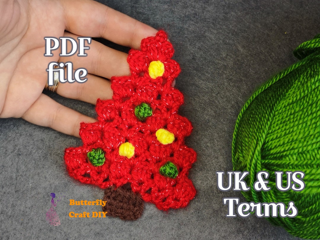 Crochet Christmas Tree PDF Pattern * Crochet Christmas, Crochet Pattern ...