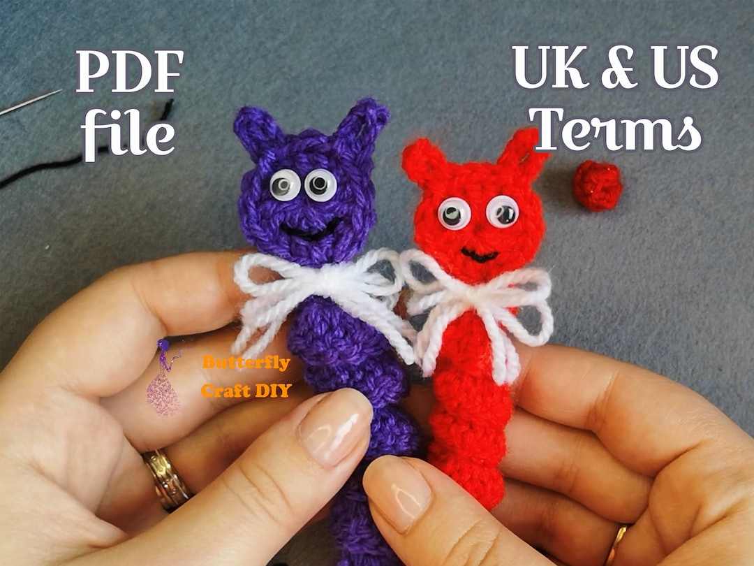 PDF Pattern Worry Worm / Caterpillar Crochet Pocket Hug : RAOCK Ideas ...