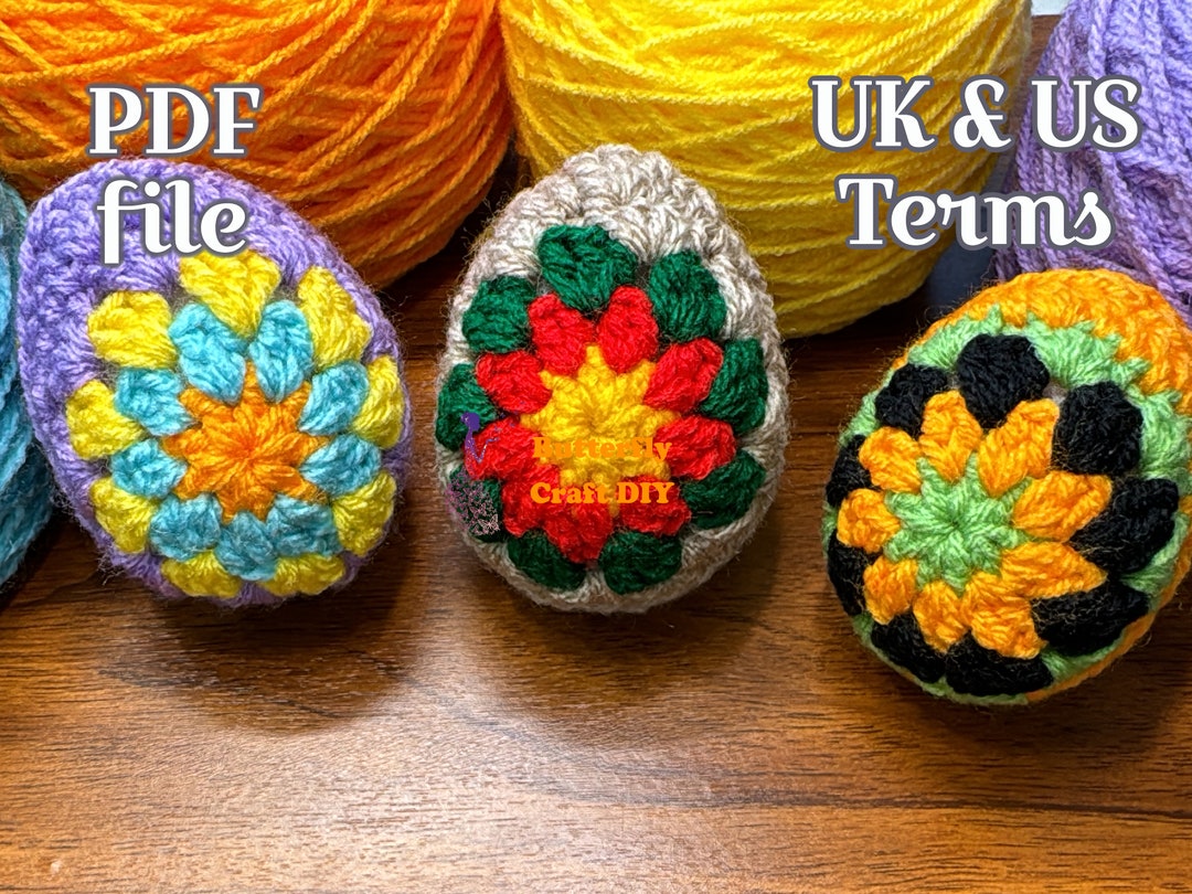 PDF File Crochet Granny Egg / Crochet the Easiest Easter Eggs / Egg ...