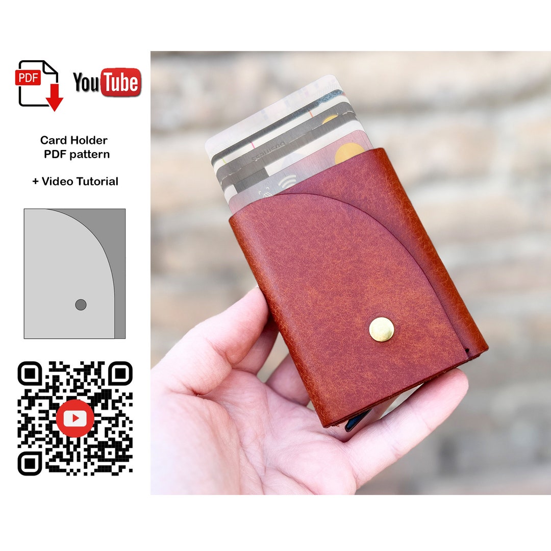Card Holder PDF Pattern, Wallet Pattern, Leather Wallet PDF, Wallet ...