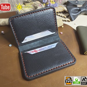 Leather Wallet Pattern SVG, PDF, DXF, Cdr, Wallet Pattern Pdf, Wallet ...