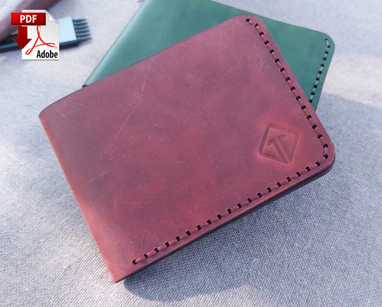 Wallet Pattern PDF Wallet Pattern Bifold Wallet Pattern - Etsy