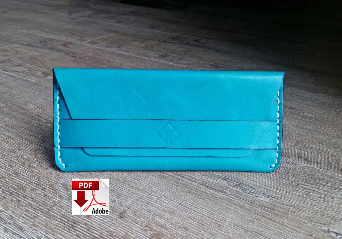 PDF Long Wallet Pattern Minimalist Wallet Pattern Pattern - Etsy