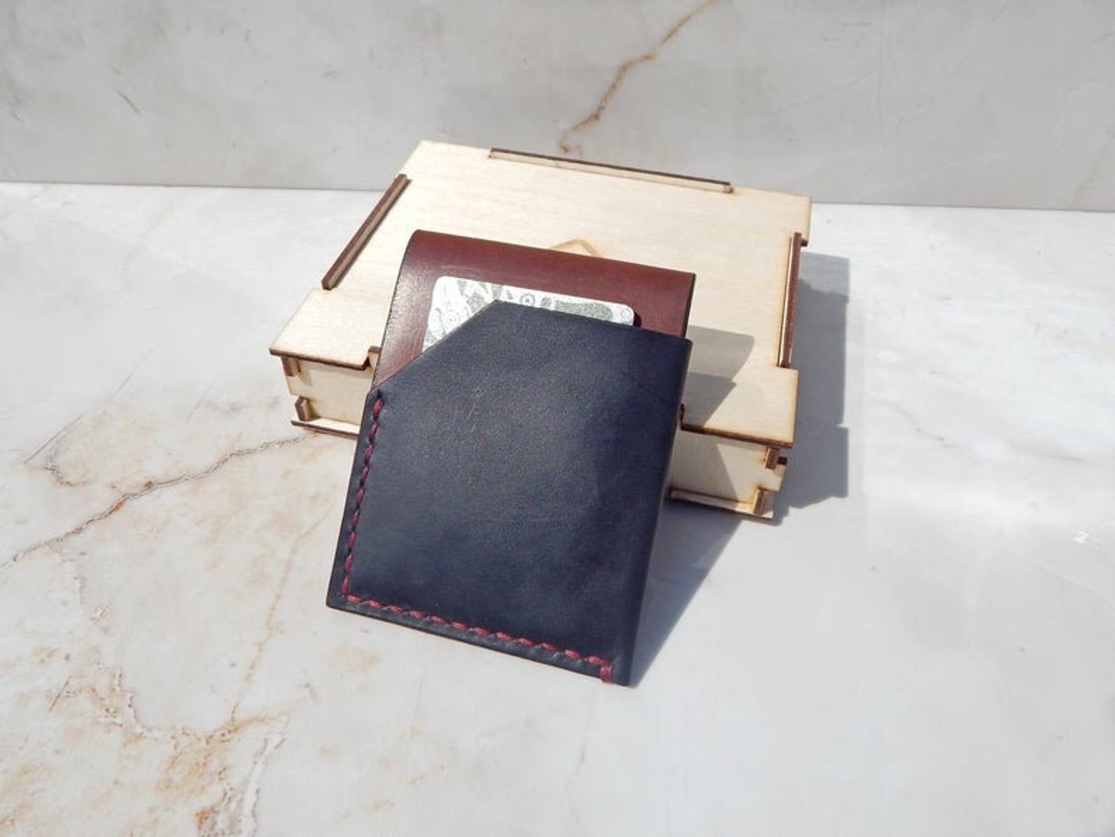 Wallet Pattern Leather Wallet Pattern Minimalist Wallet | Etsy