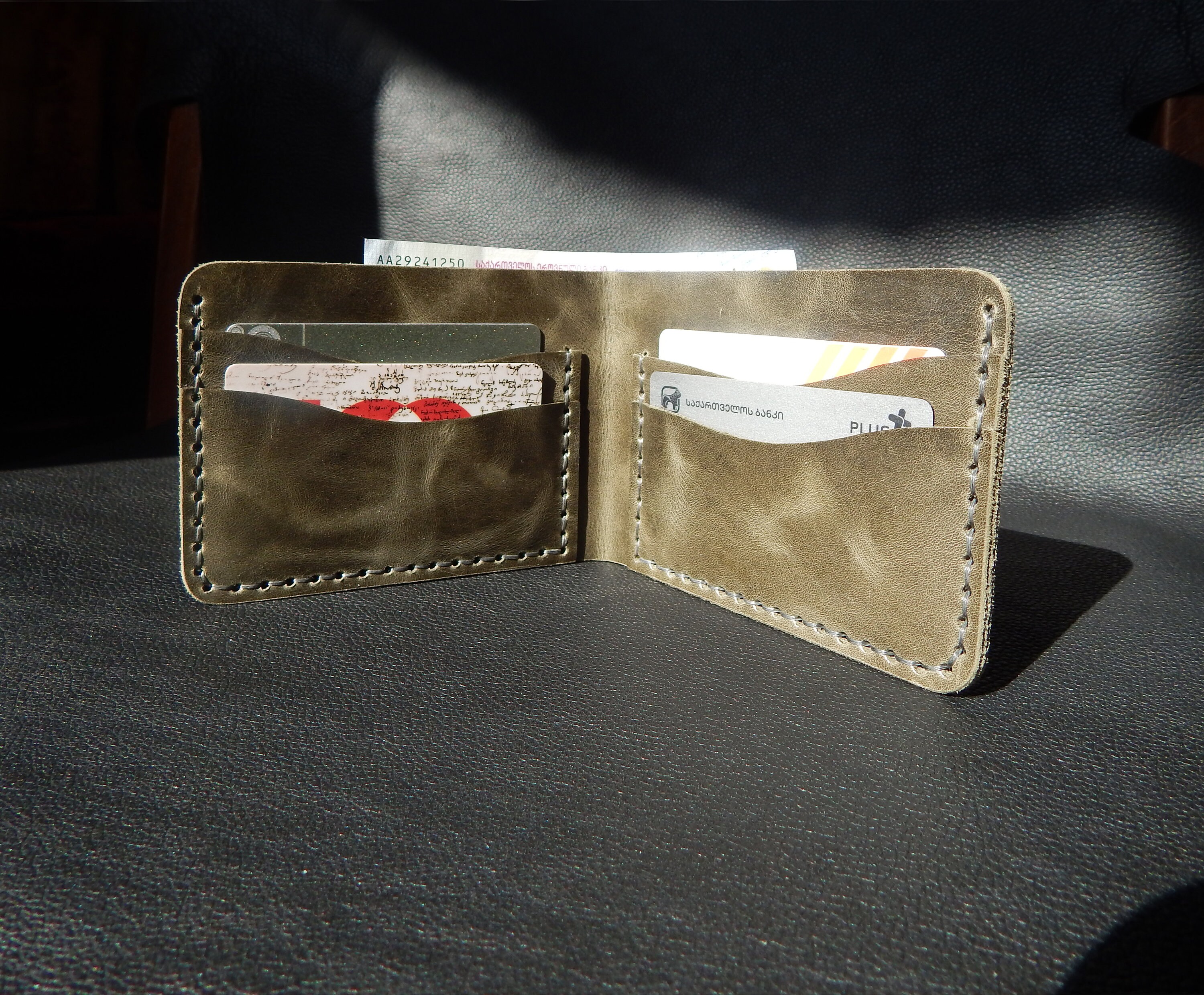 Full Handmade Work Personalized Wallet for Man 100% Leather - Etsy