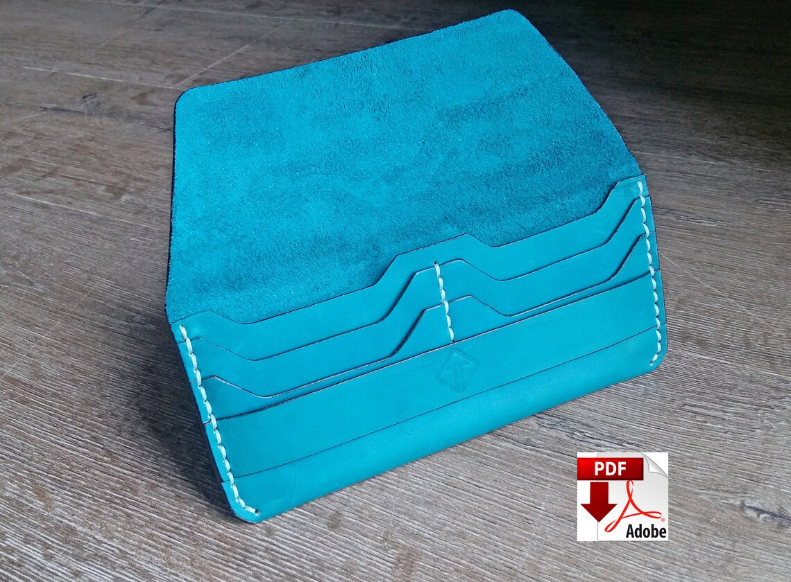 PDF Long Wallet Pattern Minimalist Wallet Pattern Pattern - Etsy