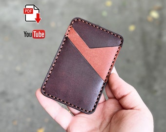 Wallet Template Leather, Card Holder, A4 & Letter Size, Short Wallet ...