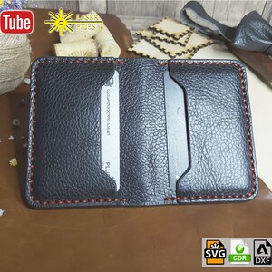 Leather Wallet Pattern SVG, PDF, DXF, Cdr, Wallet Pattern Pdf, Wallet ...