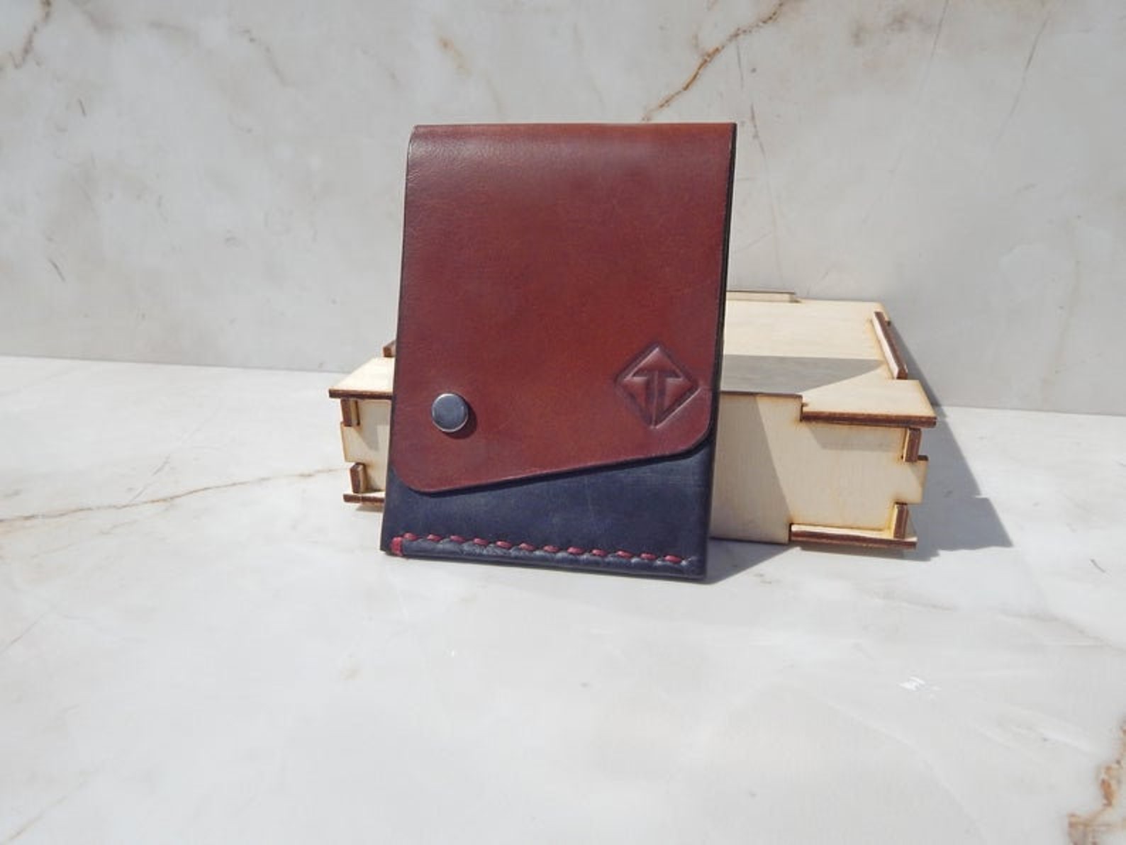 Wallet Pattern Leather Wallet Pattern Minimalist Wallet | Etsy