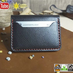 Leather Wallet Pattern SVG, PDF, DXF, Cdr, Wallet Pattern Pdf, Wallet ...