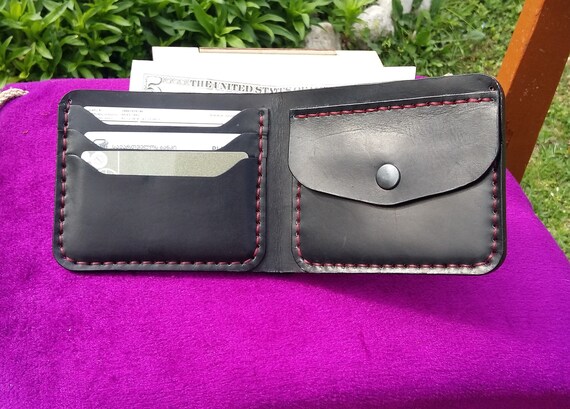 Handmade Leather Wallet Personalized Wallet MAN LEATHER - Etsy