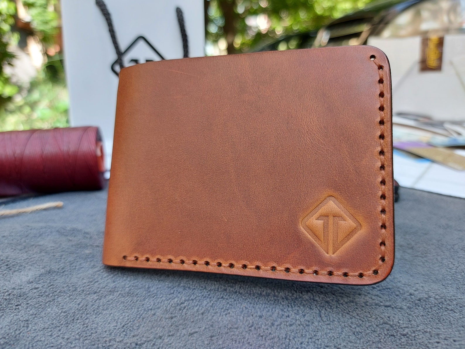 PDF Wallet Pattern Leather Bifold Wallet Minimalist Wallet - Etsy