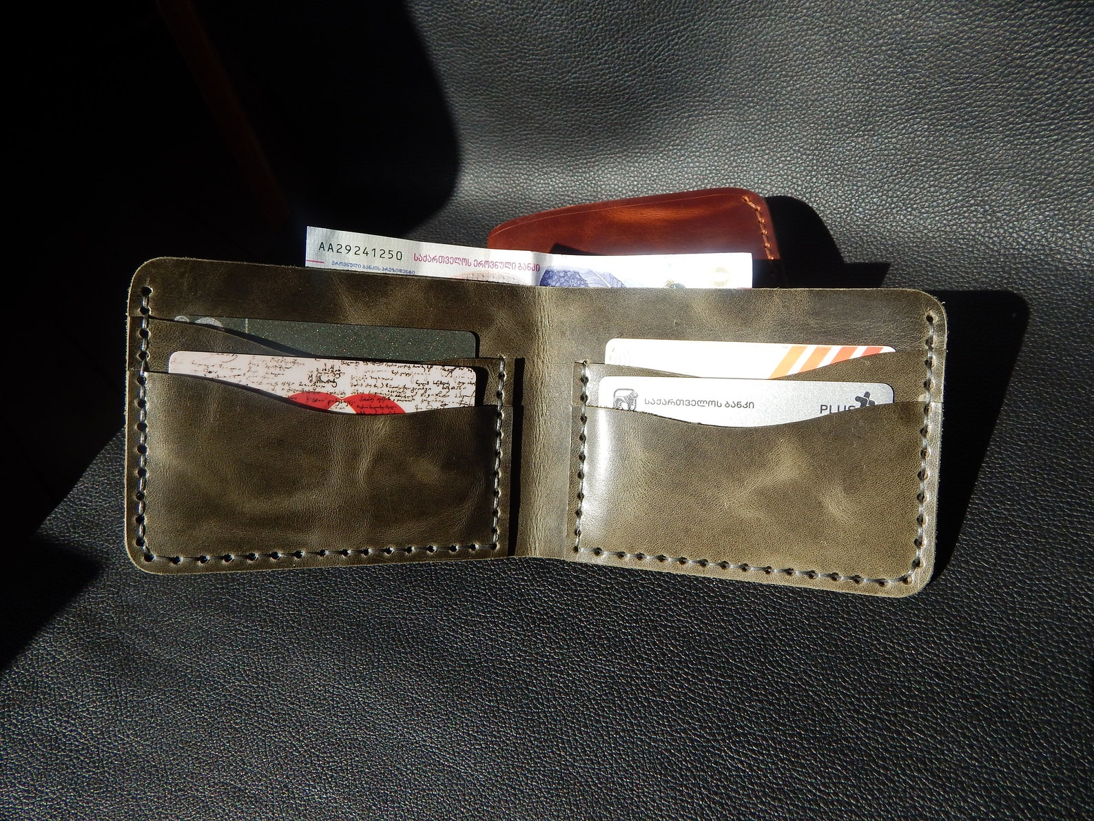 Full Handmade Work Personalized Wallet for Man 100% Leather - Etsy