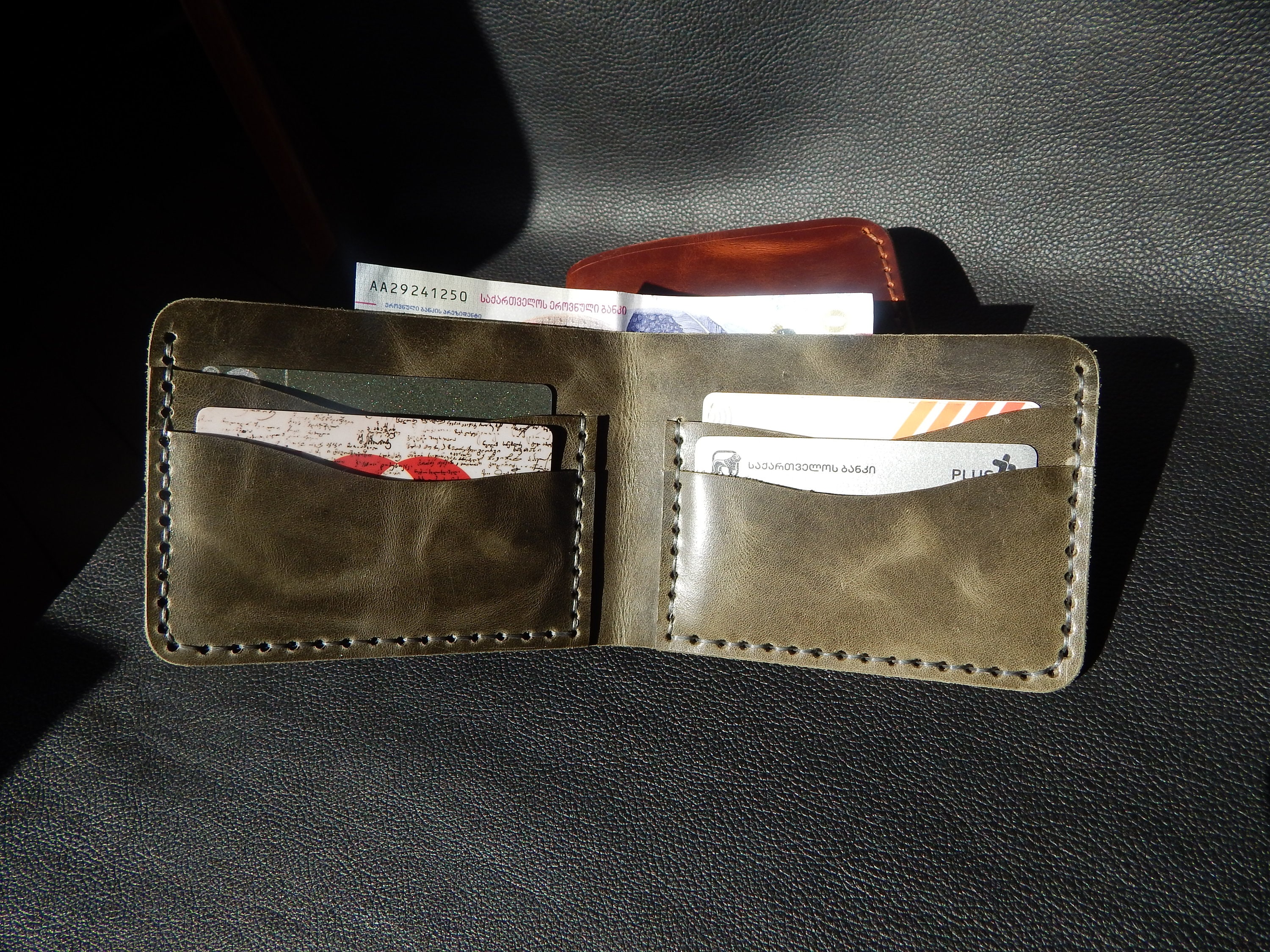 Full Handmade Work Personalized Wallet for Man 100% Leather - Etsy