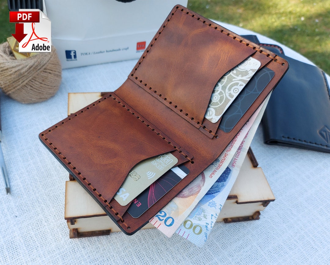 Bifold Wallet Pattern, Wallet Pattern, Wallet Pattern PDF, Minimalist ...