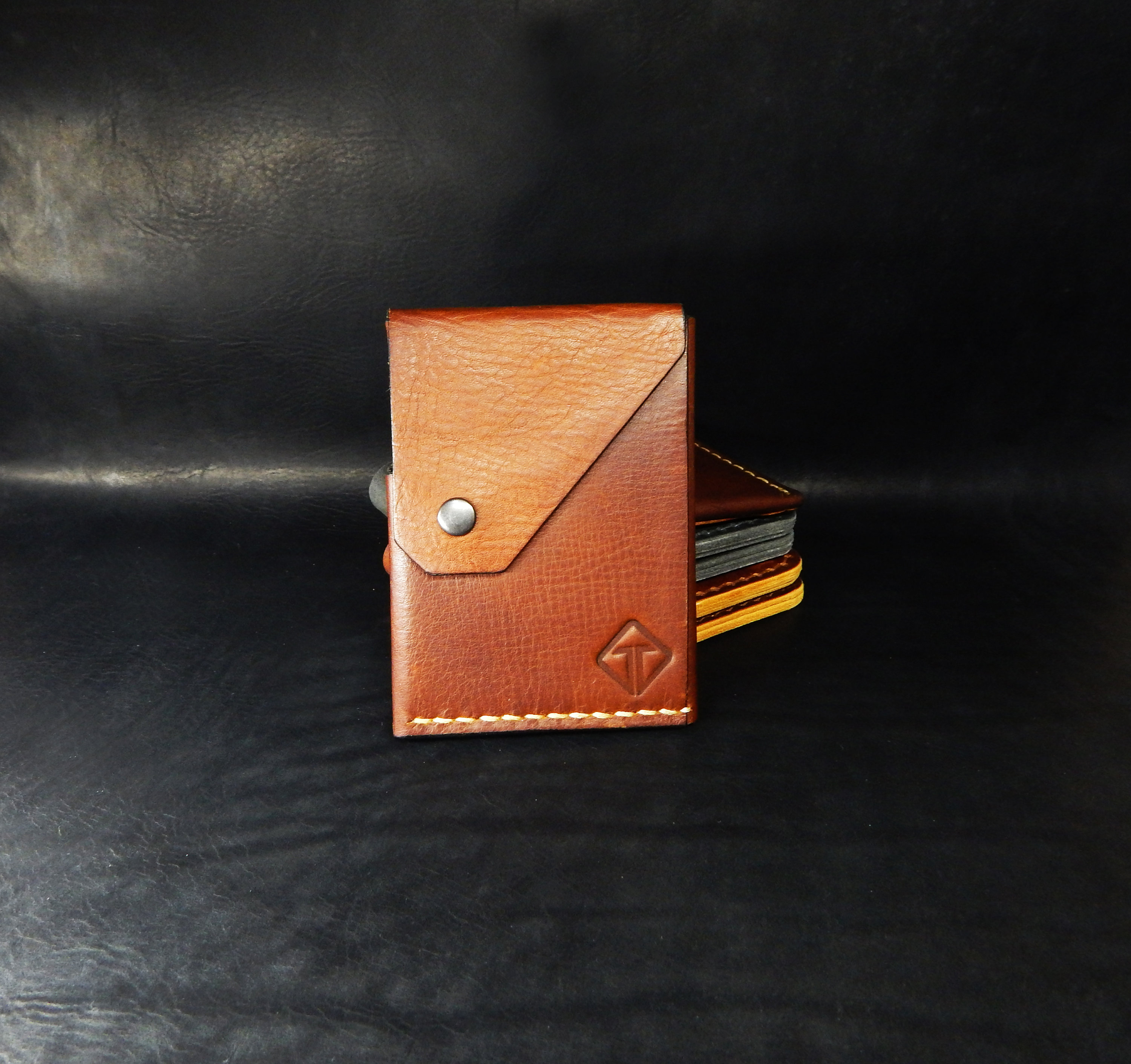 Leather Wallet Handmade leather money clip from Leather | Etsy