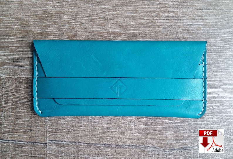 PDF Long Wallet Pattern Minimalist Wallet Pattern Pattern - Etsy