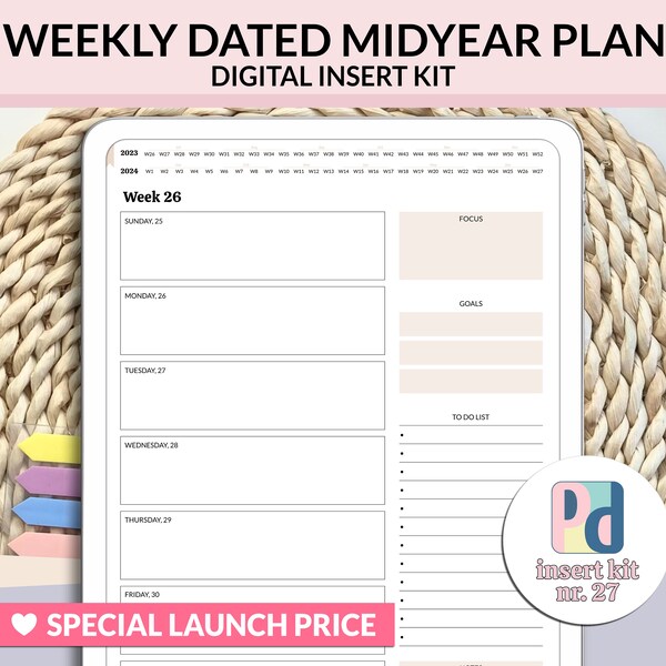 Midyear Student Planner - Etsy