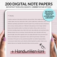 Digital Index Folder Organizer for Digital Notebook Templates and ...