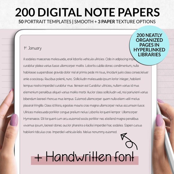 Digital Index Folder Organizer for Digital Notebook Templates and ...