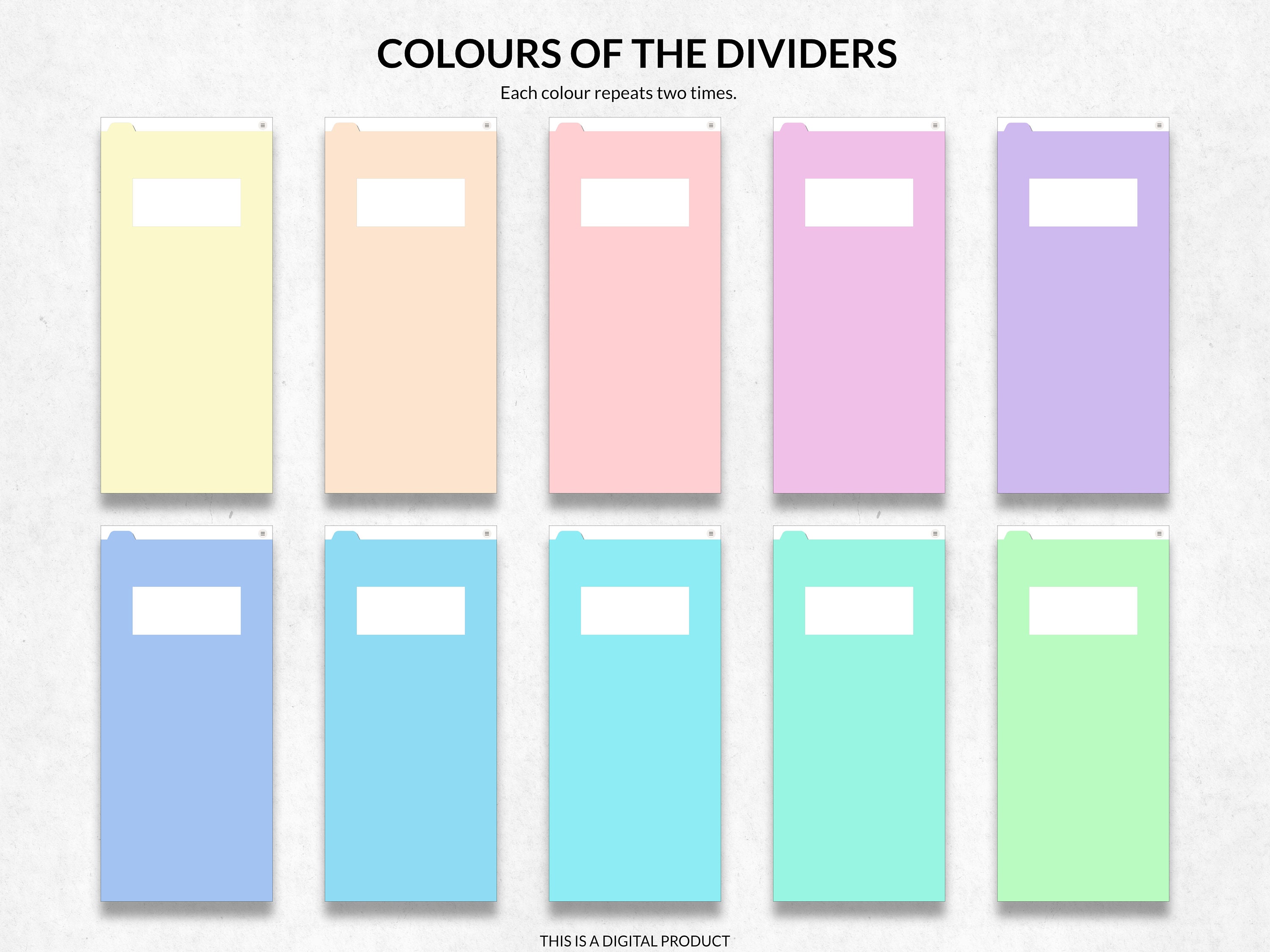 Digital Index Folder Organizer, Sidekick Organizer for iPad Digital ...